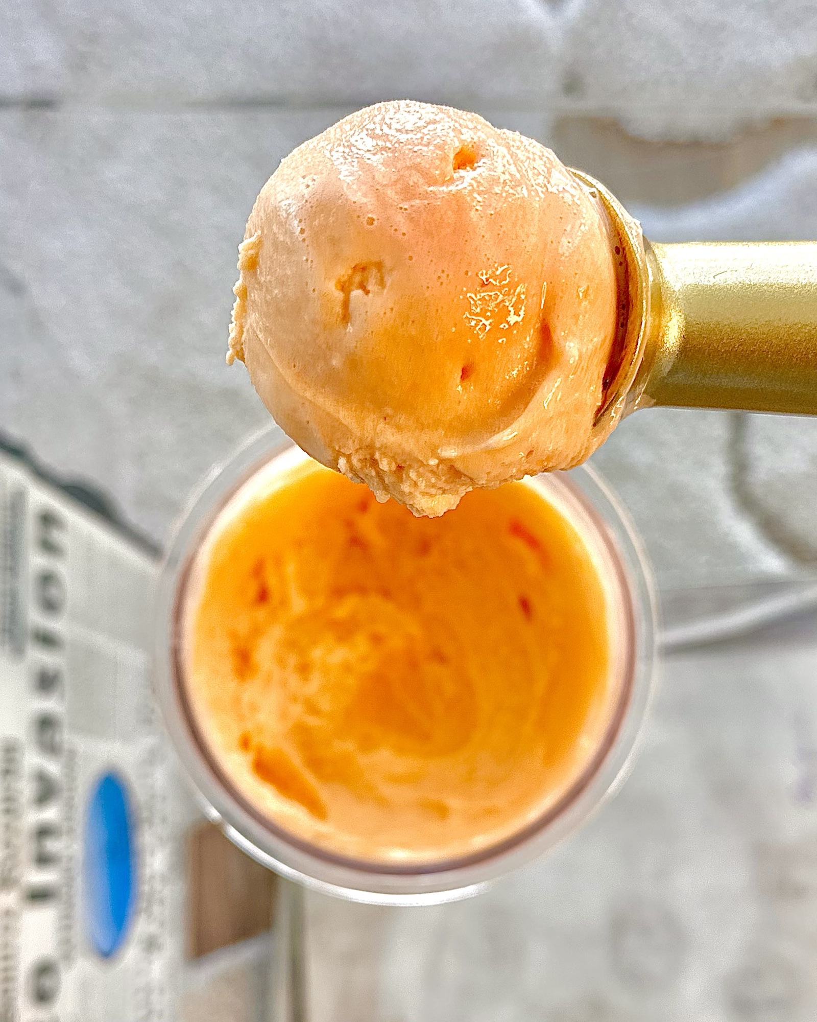 Thai Tea Protein Ice Cream - STACY space TAYLER