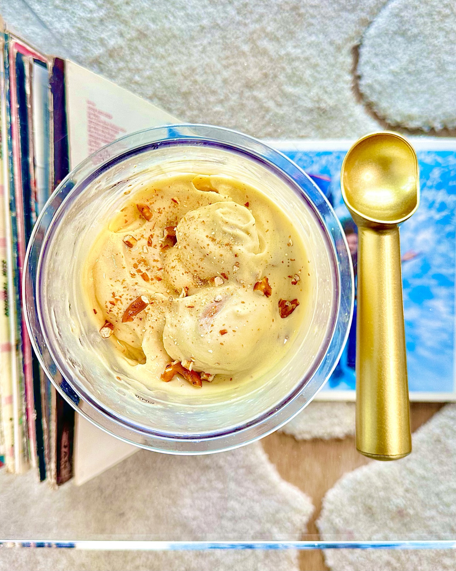 Salted Pretzel Protein Ice Cream - STACY space TAYLER