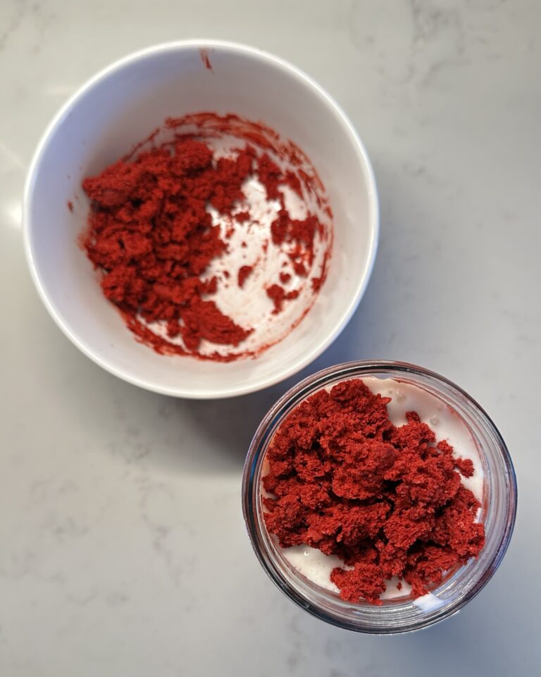 Red Velvet Cheesecake Protein Shake - STACY space TAYLER