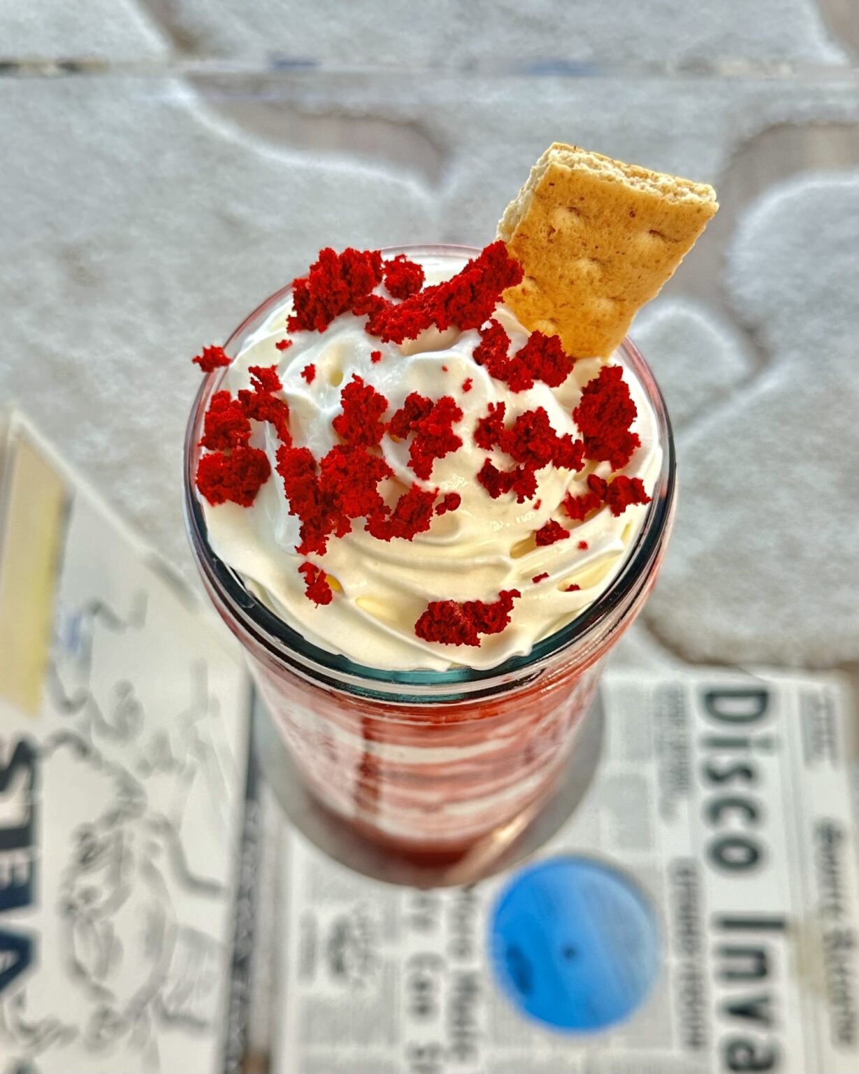Red Velvet Cheesecake Protein Shake - STACY space TAYLER