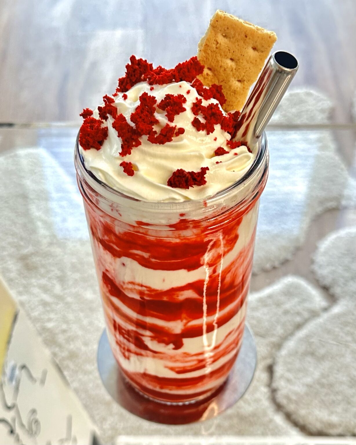 Red Velvet Cheesecake Protein Shake - STACY space TAYLER