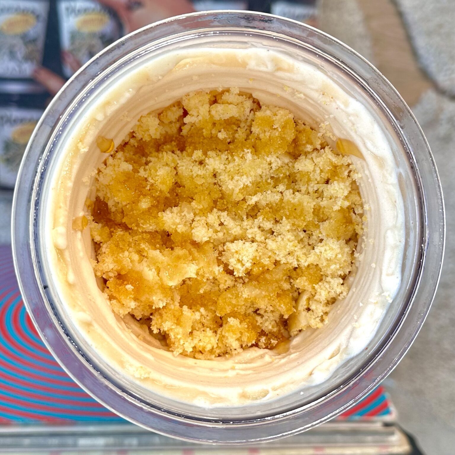 Hot Honey Cornbread Protein Ice Cream - STACY space TAYLER