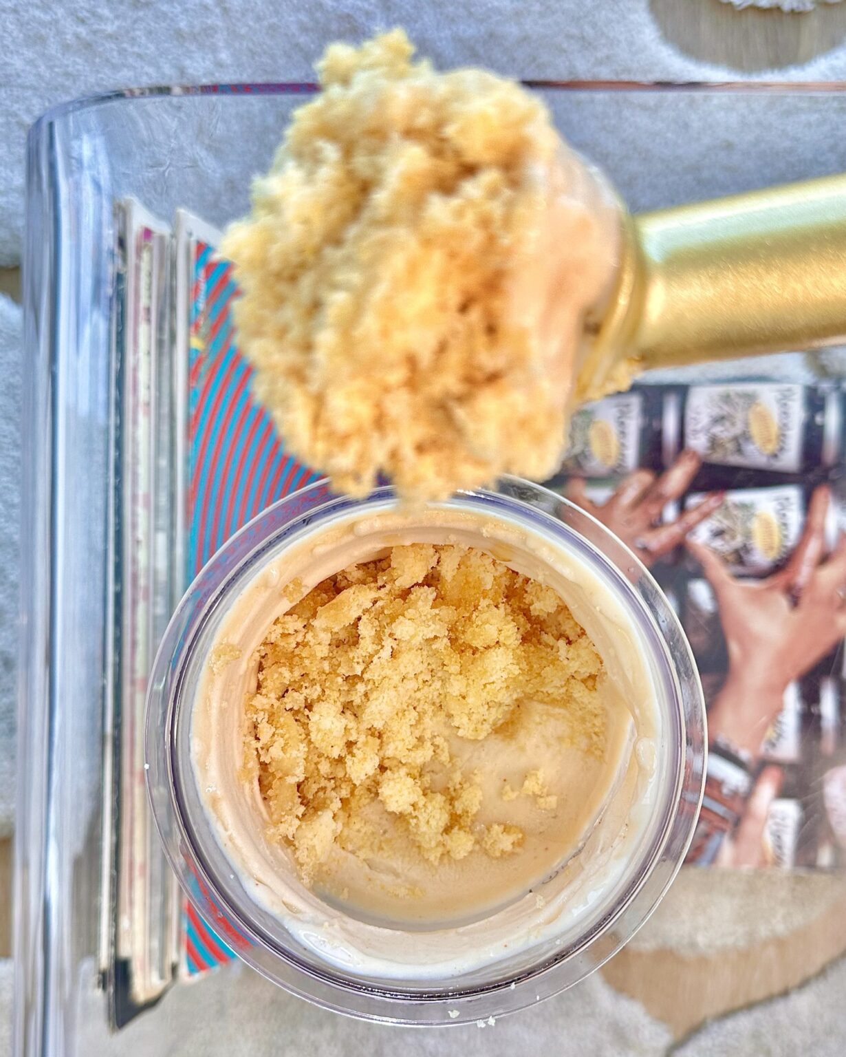 Hot Honey Cornbread Protein Ice Cream - STACY space TAYLER