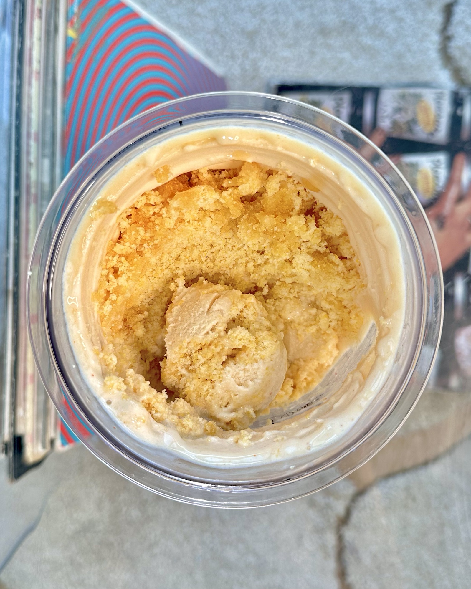 Hot Honey Cornbread Protein Ice Cream - STACY space TAYLER
