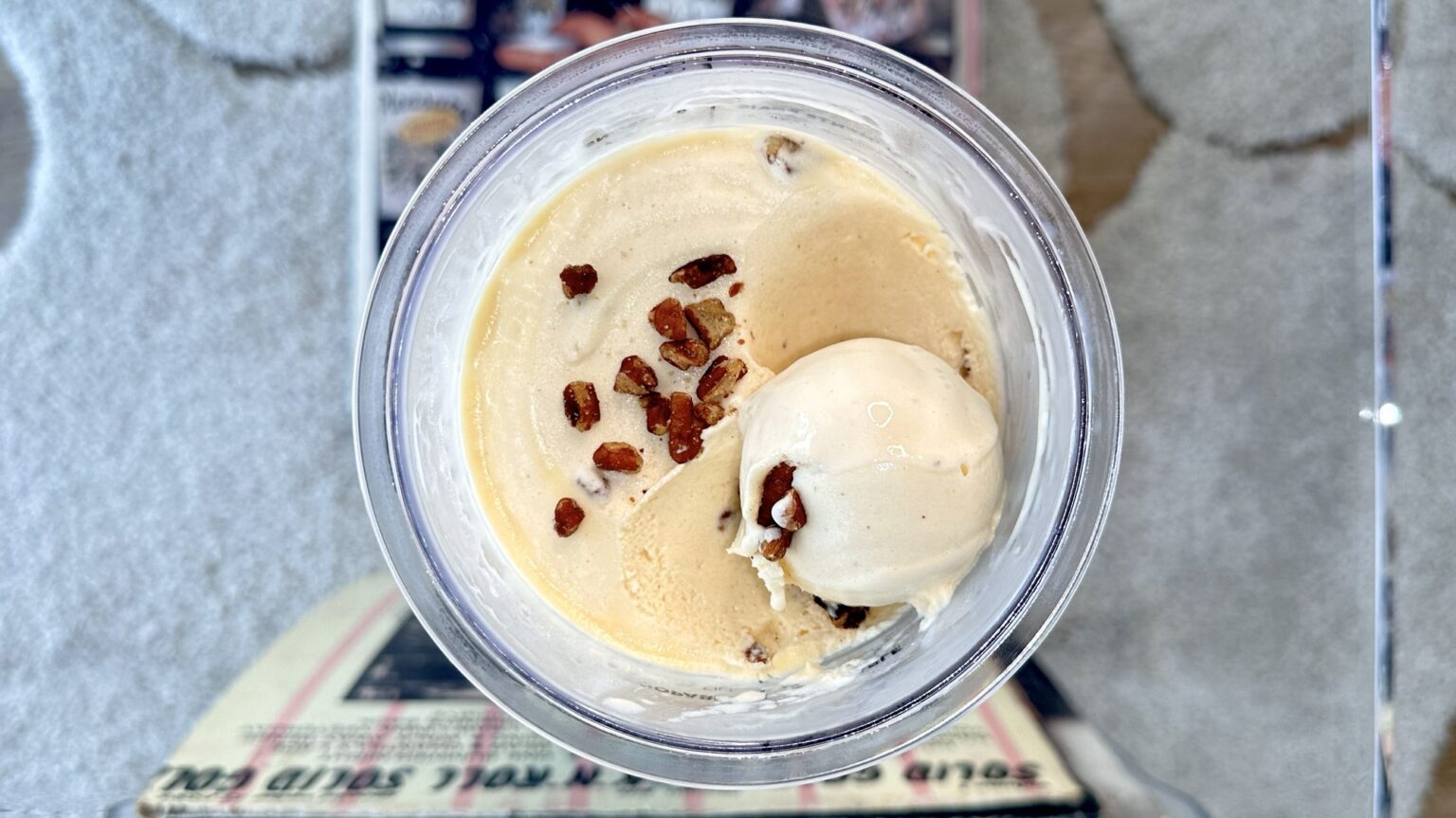 Butter Pecan Protein Ice Cream - STACY space TAYLER