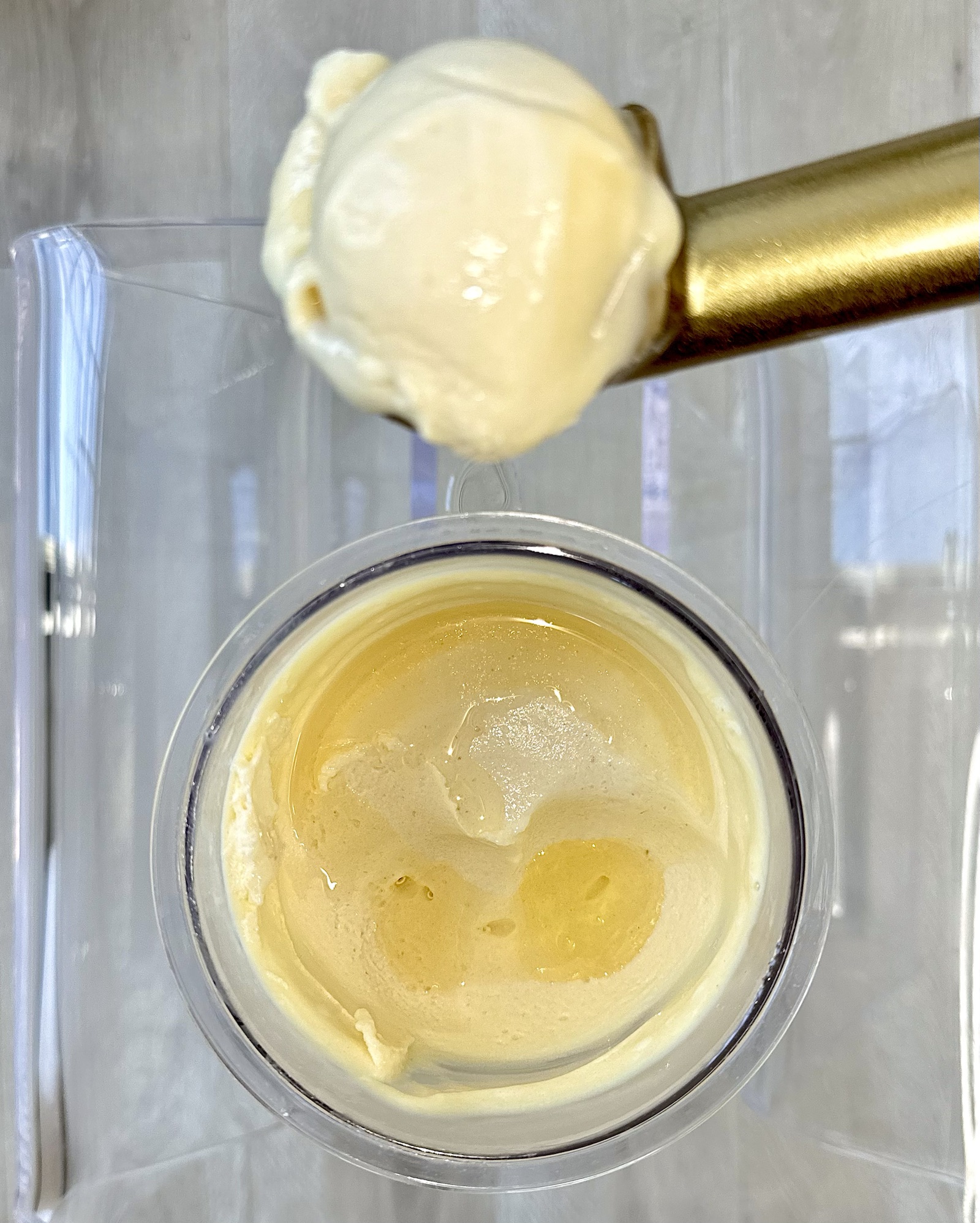 Honey, Olive Oil & Sea Salt Protein Ice Cream - STACY space TAYLER