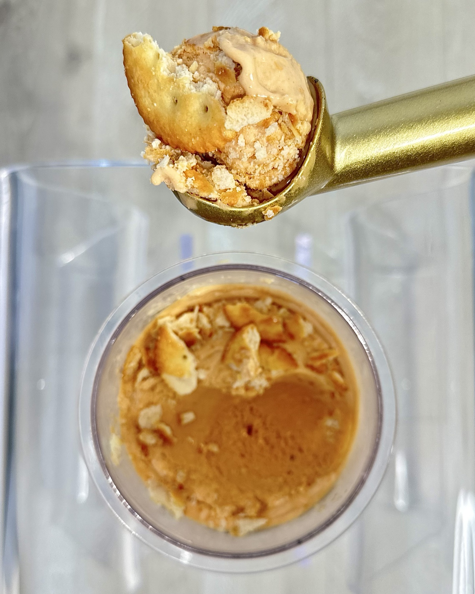 Peanut Butter Ritz Protein Ice Cream - STACY space TAYLER
